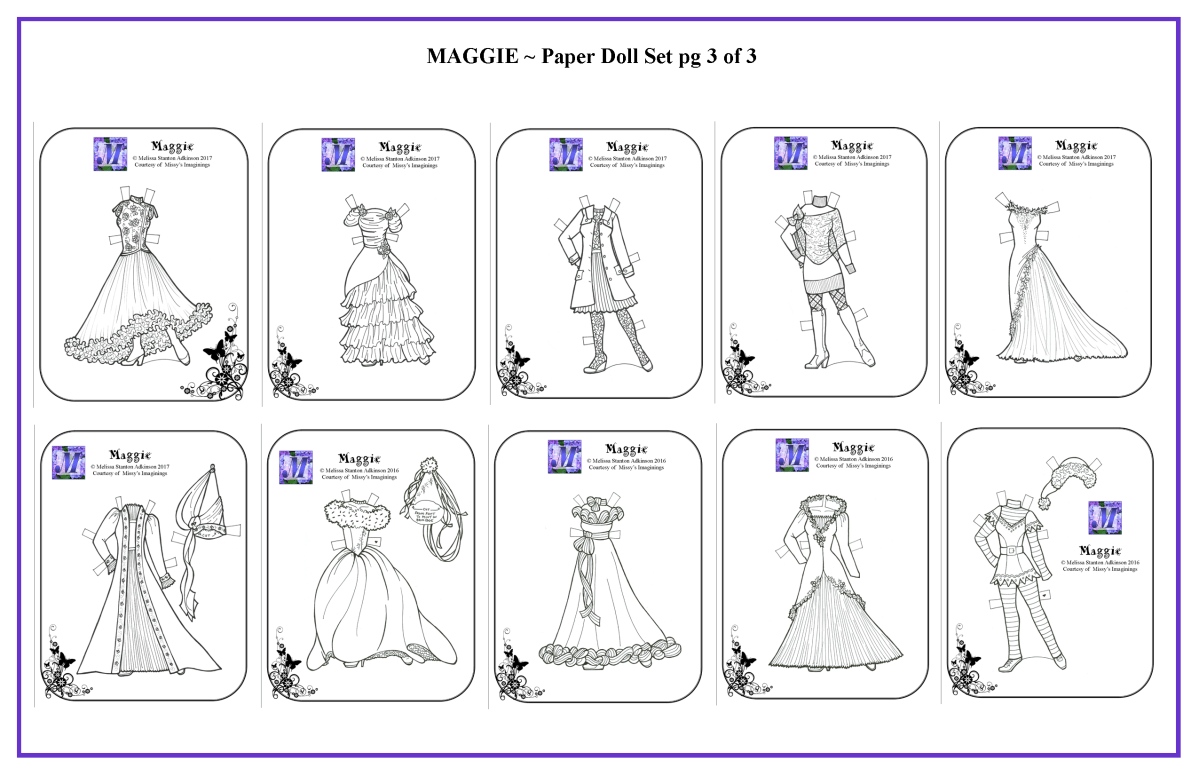 Ready To Print – Paper Doll Sets – missy's imaginings