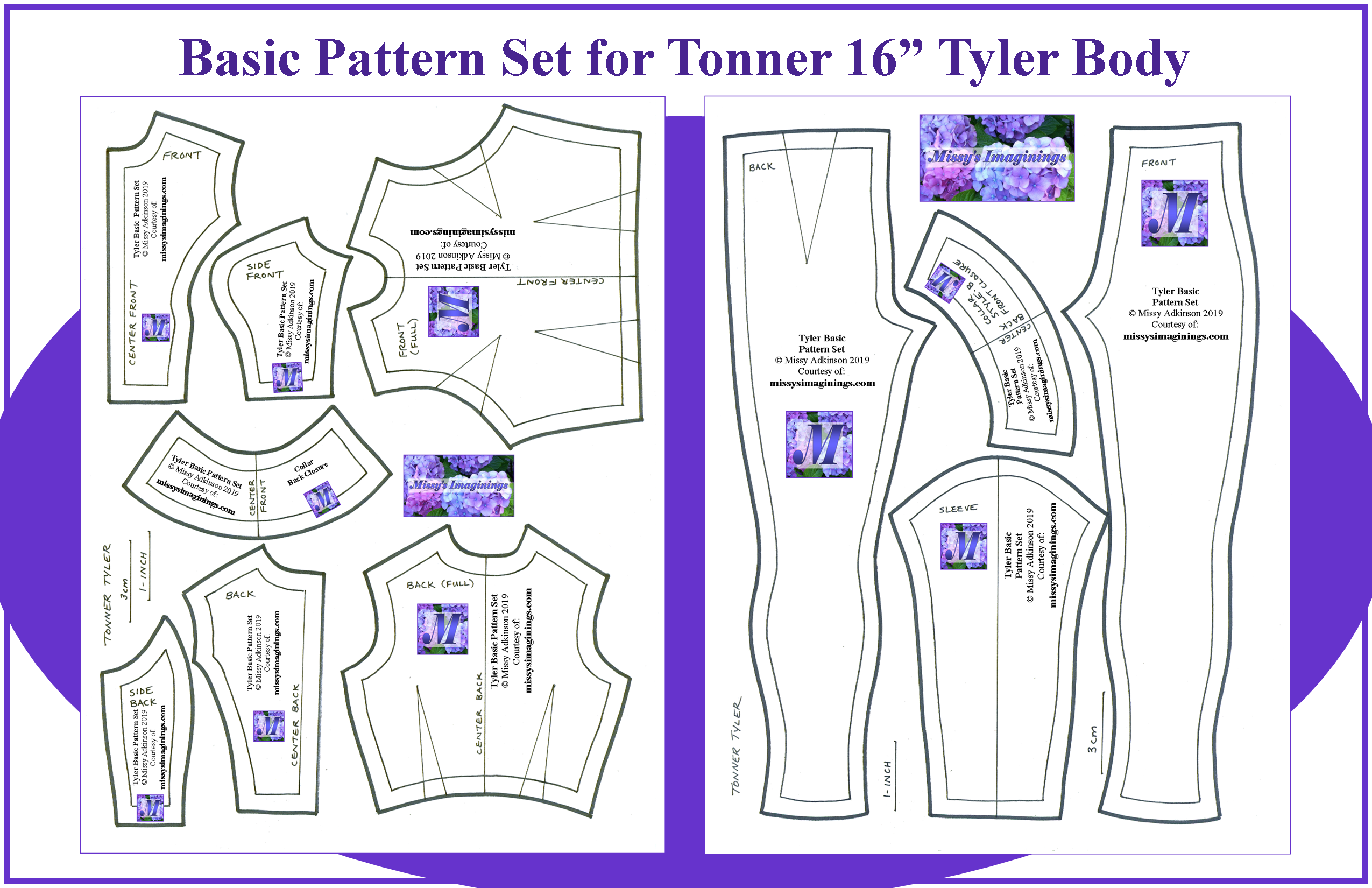 Ready To Print – (1/4) MSD Doll Patterns – missy's imaginings