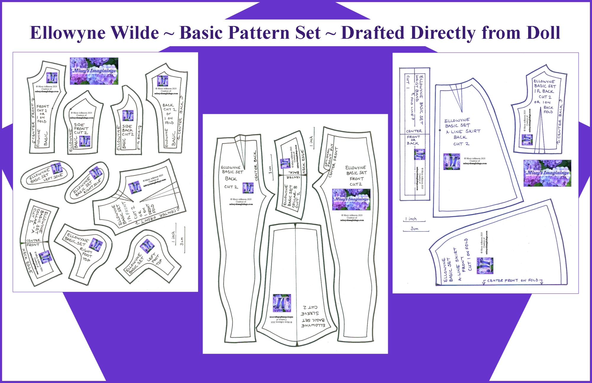 Ready To Print – (1/4) MSD Doll Patterns – missy's imaginings