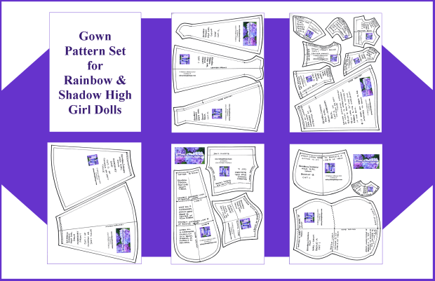 Ready To Print – (1/6) 11″ Doll Patterns – missy's imaginings