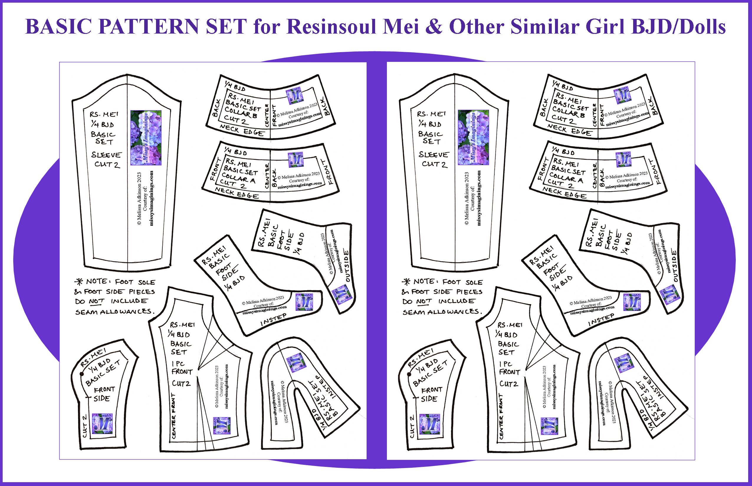 Two New MSD Size Basic Pattern Sets – missy's imaginings